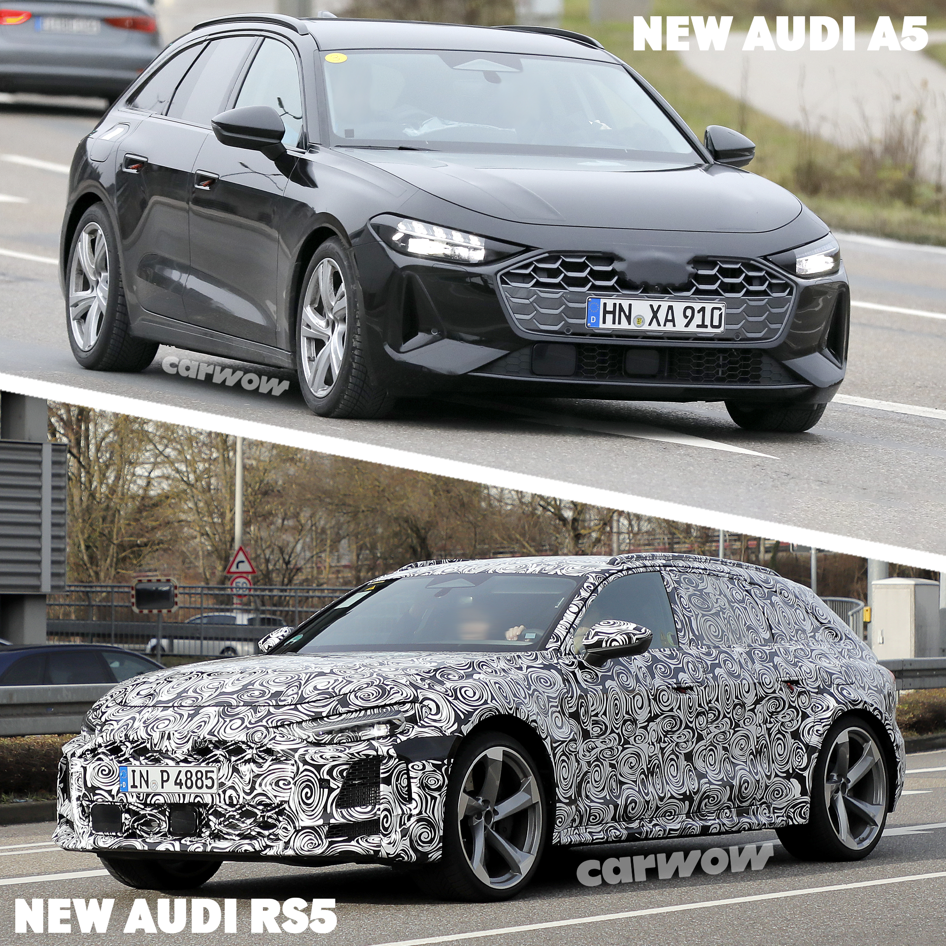 New Audi RS5 Avant previewed by Carwow: bonkers estate car to gain plug ...
