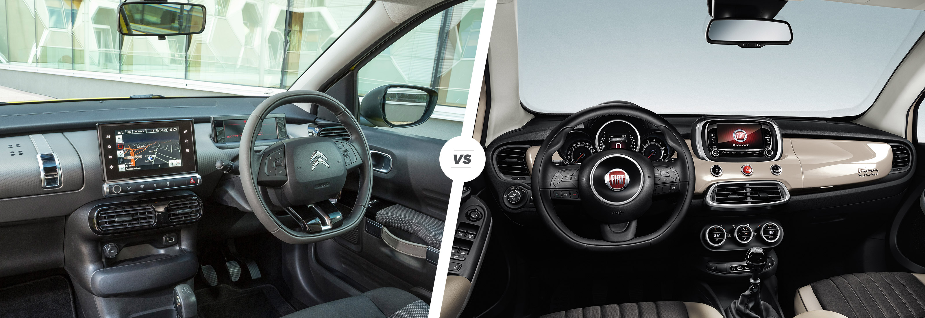 Citroen C4 Cactus vs Fiat 500X: SUV showdown | Carwow